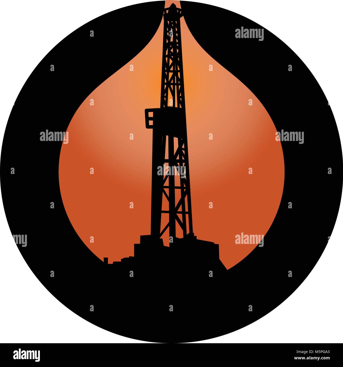 Mining drilling machine in Stock Vector Images - Alamy