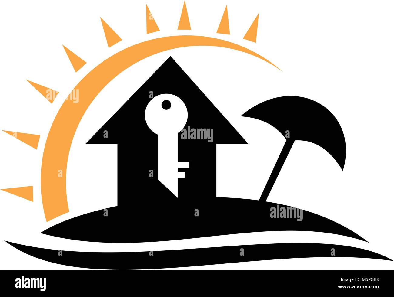 Rental holiday home Stock Vector Images - Alamy