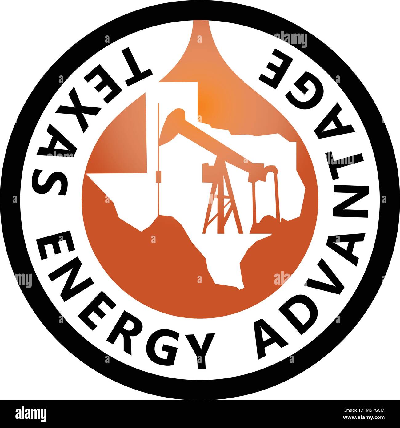 Texas Energy Advantage Oil Mining Stock Vector Image & Art - Alamy