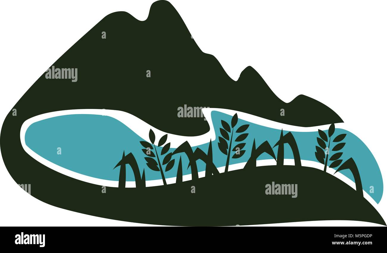 Valley Logo Design Template Vector Stock Vector Image & Art - Alamy