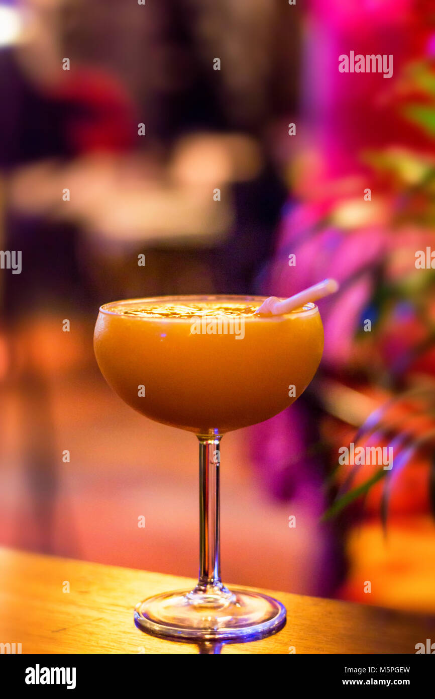 Cocktail mango juice ice cubes hi-res stock photography and images - Alamy