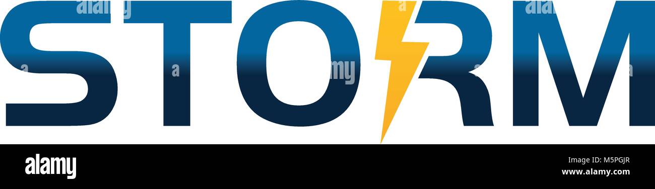 Letter Storm Company Stock Vector Image & Art - Alamy