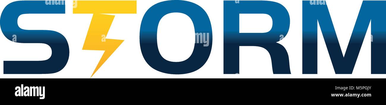 Letter Storm Company Stock Vector Image & Art - Alamy