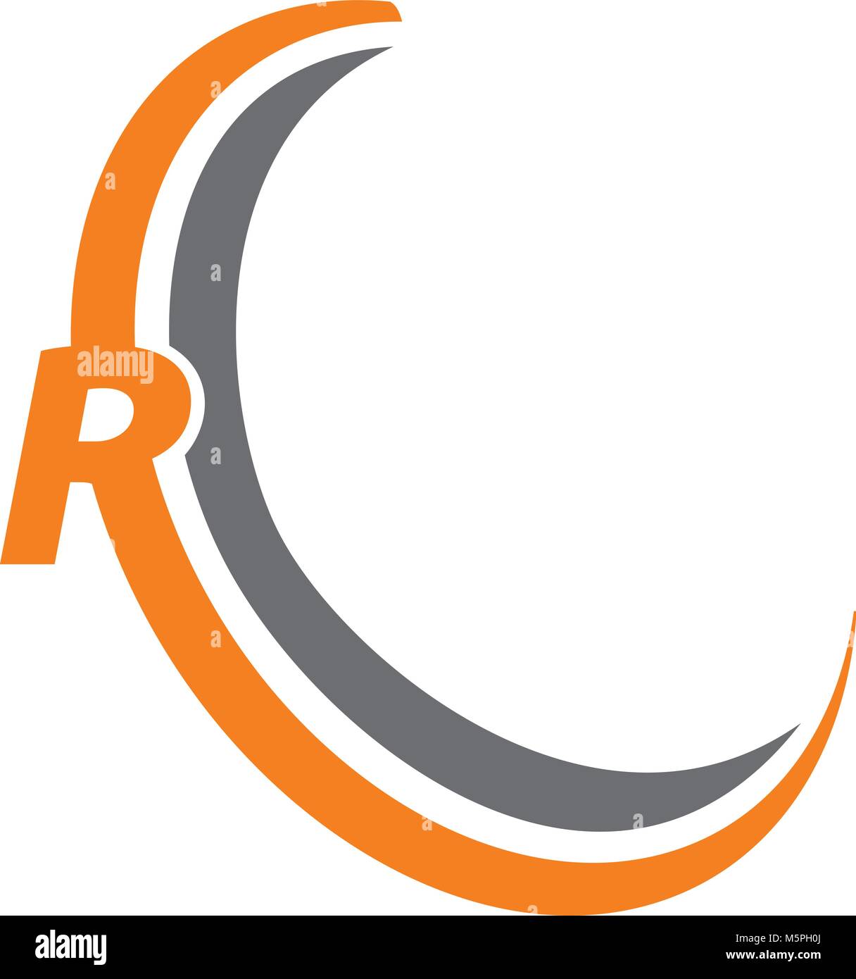 Letter R Modern Stock Vector Image & Art - Alamy