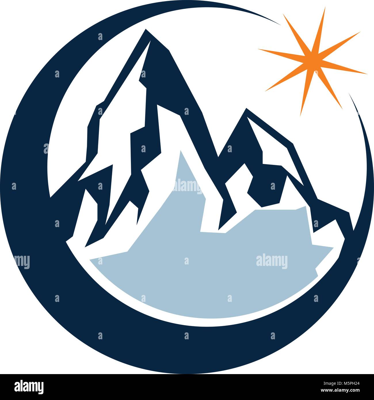 On way top mountain Stock Vector Images - Alamy