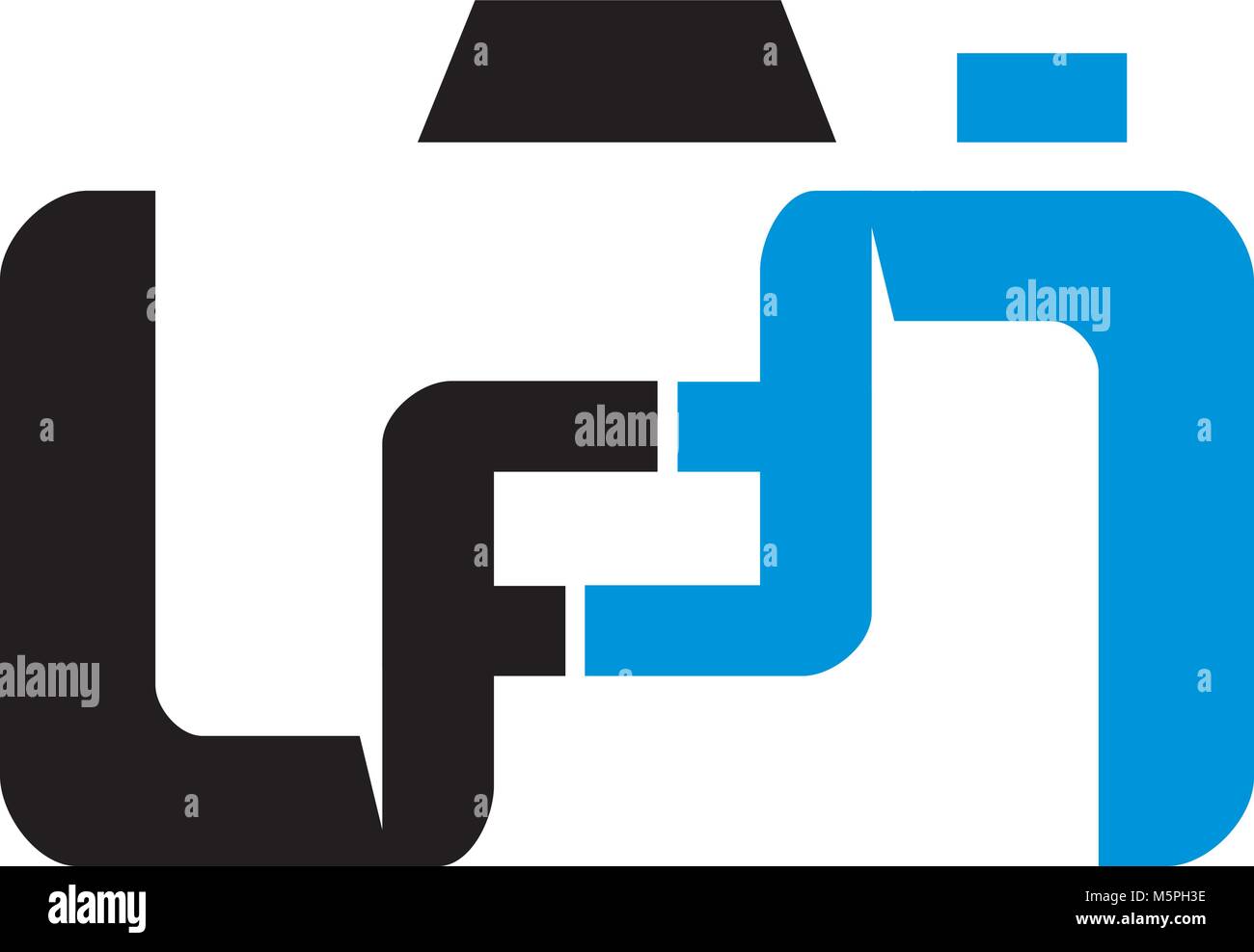 Letter LF Photography Studio Stock Vector Image & Art - Alamy