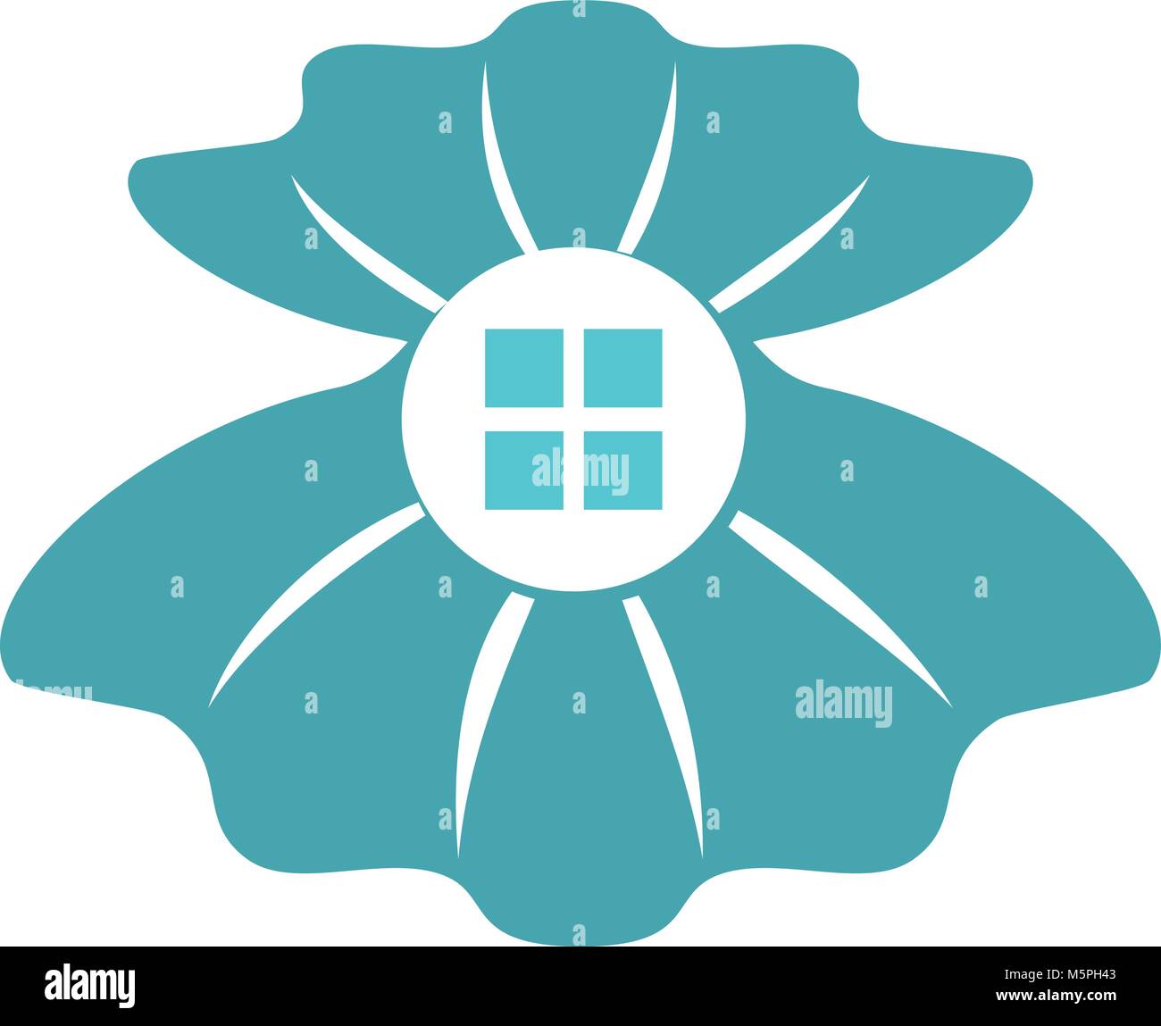 Seashell house Stock Vector Images - Alamy