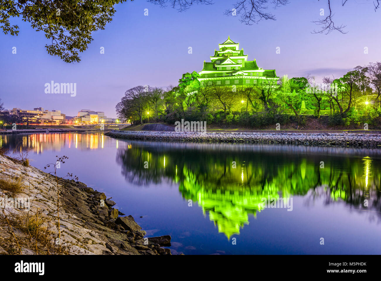 Okayama, Japan at Okayama Castle Stock Photo - Alamy