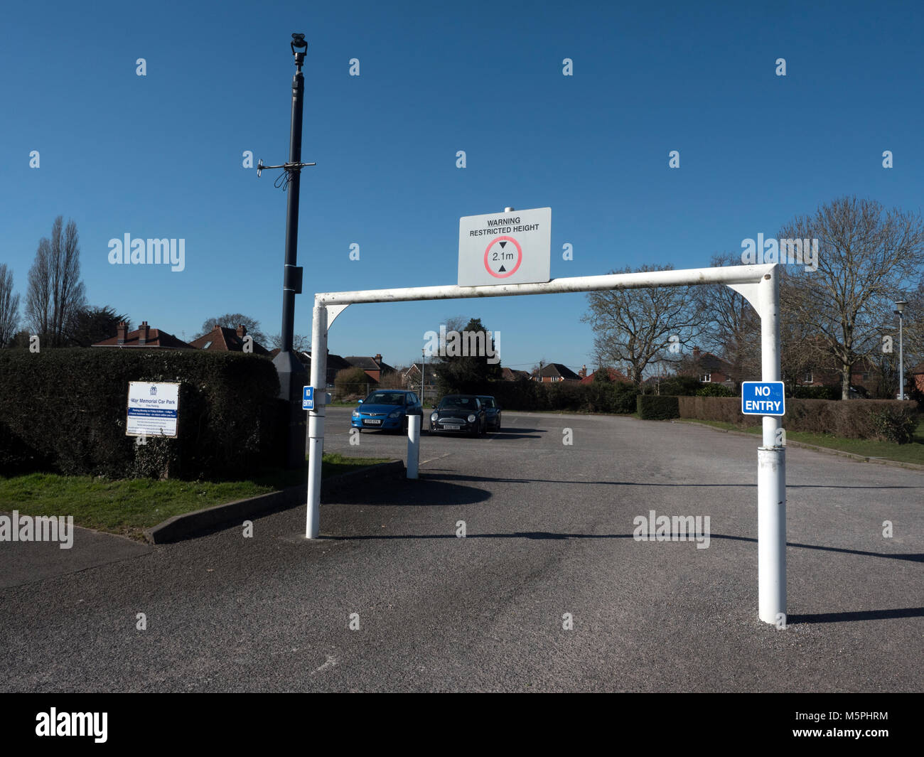 War memorial car park Totton, Hampshire, England, UK Stock Photo - Alamy