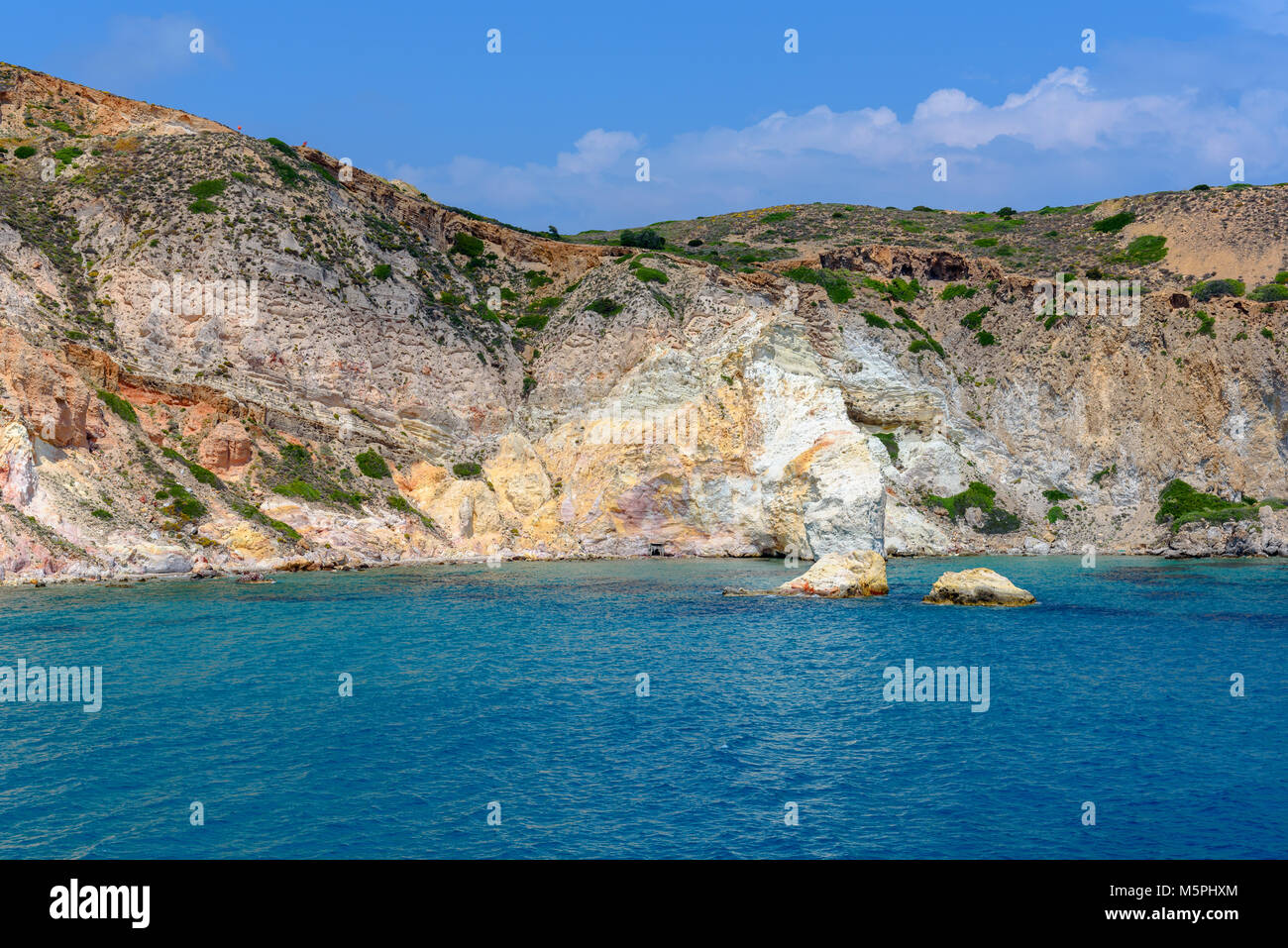 Milos firopotamos church hi-res stock photography and images - Alamy