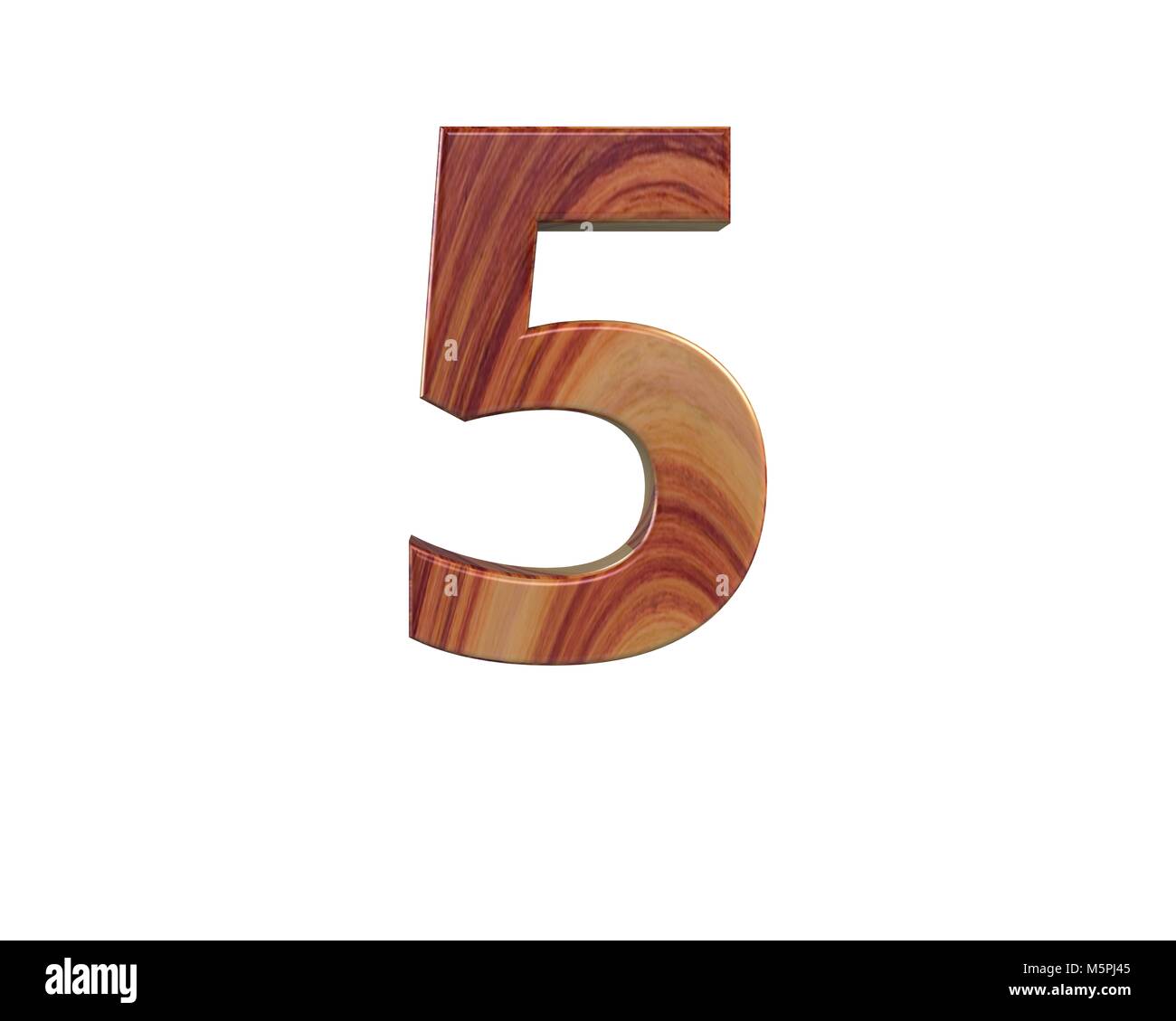3d style number 5 hi-res stock photography and images - Alamy