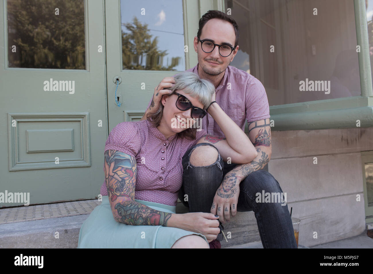 Sitting On Stoop High Resolution Stock Photography and Images - Alamy