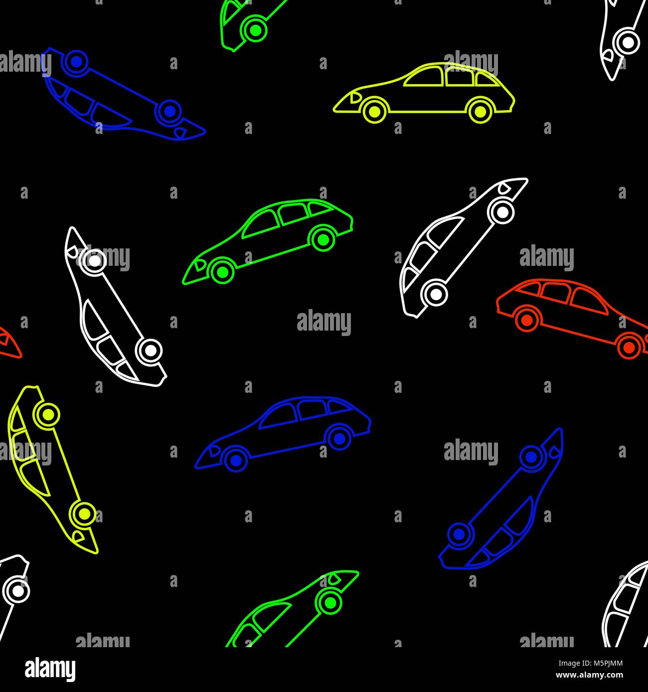 Car pattern Stock Vector Images - Alamy