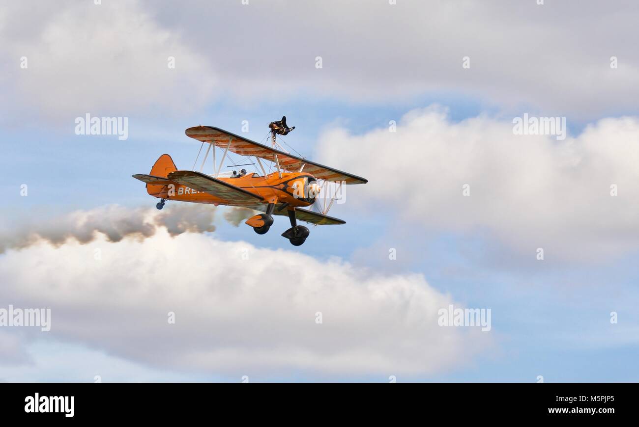 Female wingwalker hi-res stock photography and images - Alamy