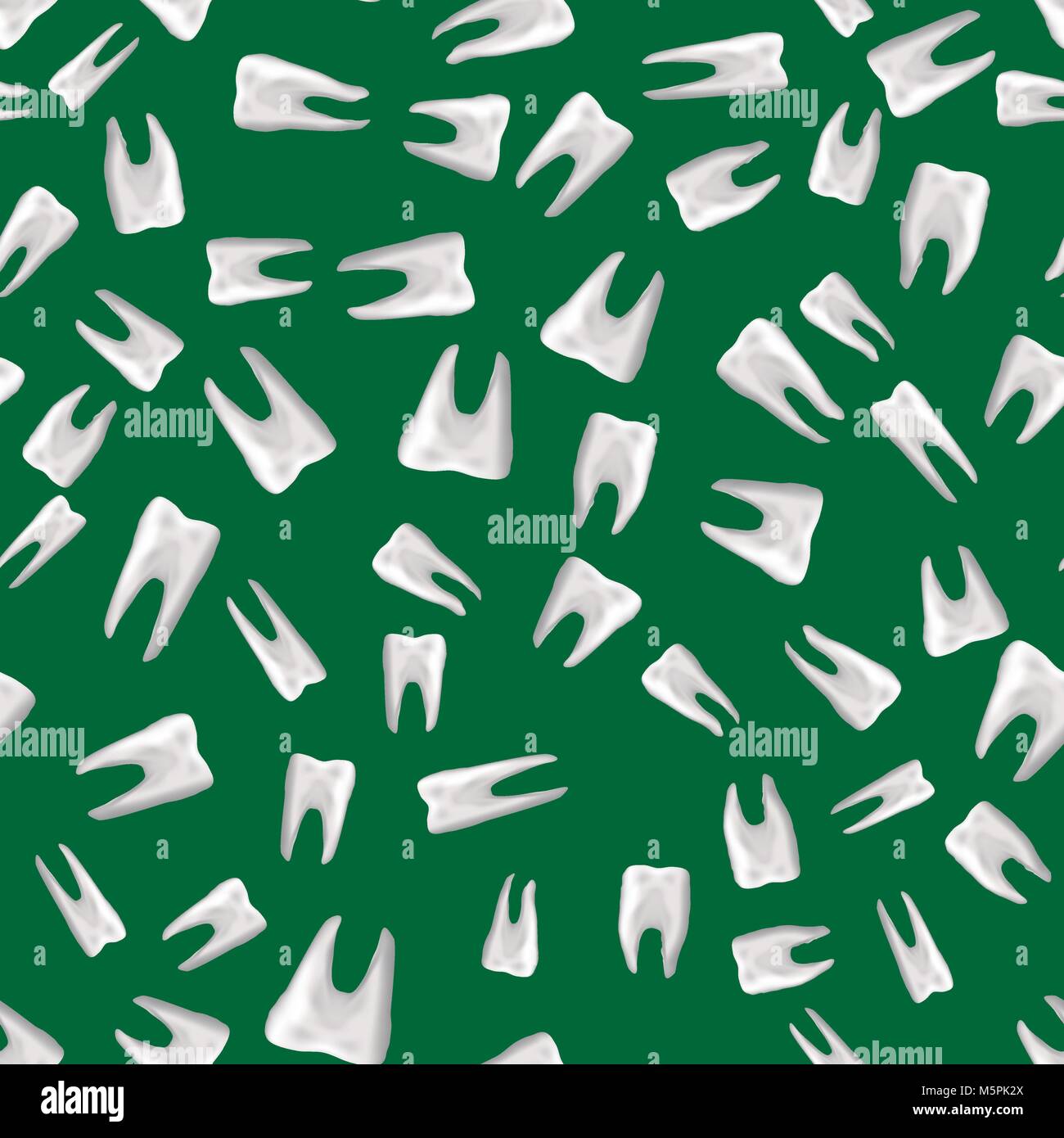 Tooth Seamless Pattern Stock Vector Image & Art - Alamy