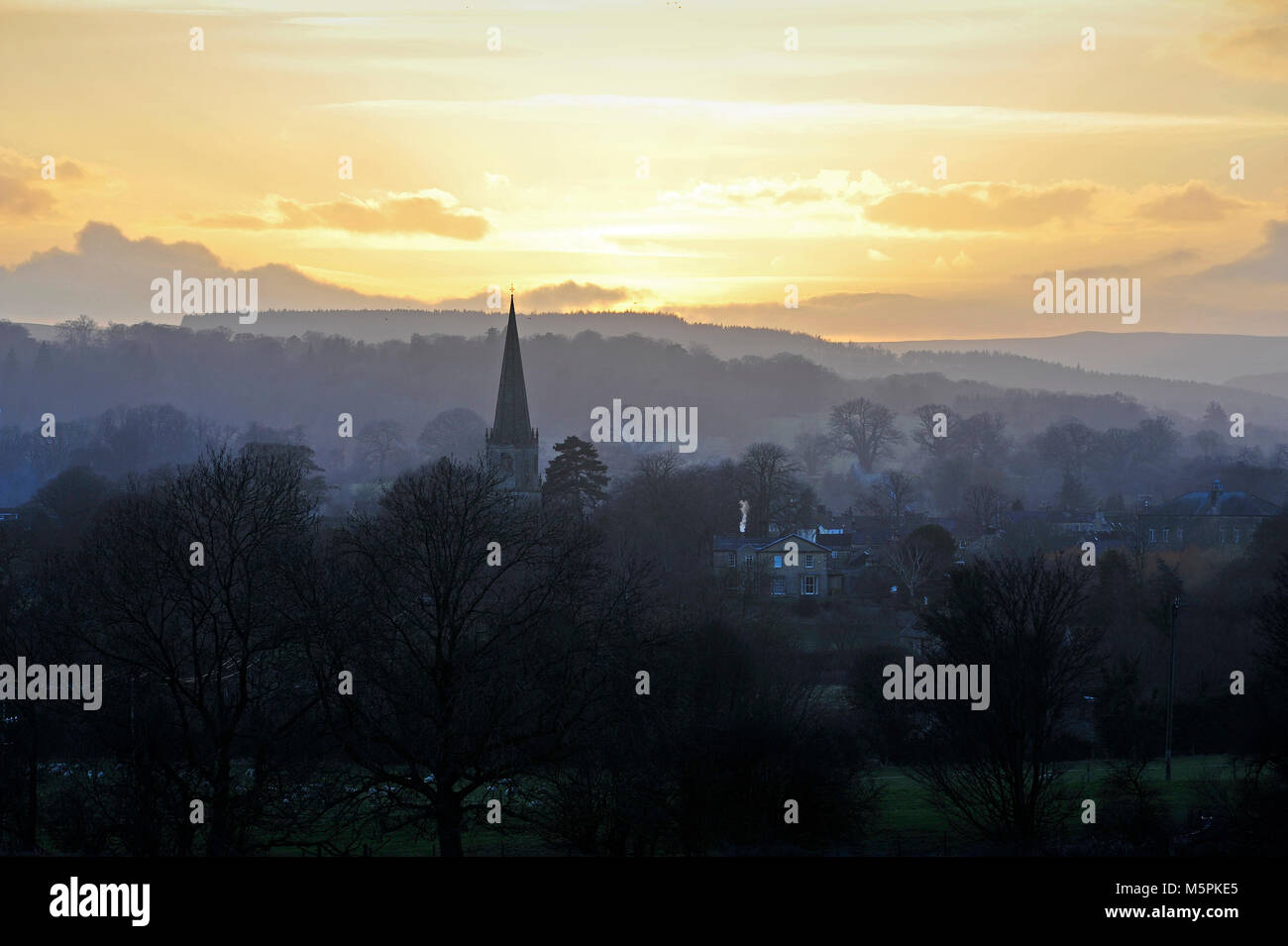 Late Afternoon Masham North Yorkshire England UK Stock Photo - Alamy