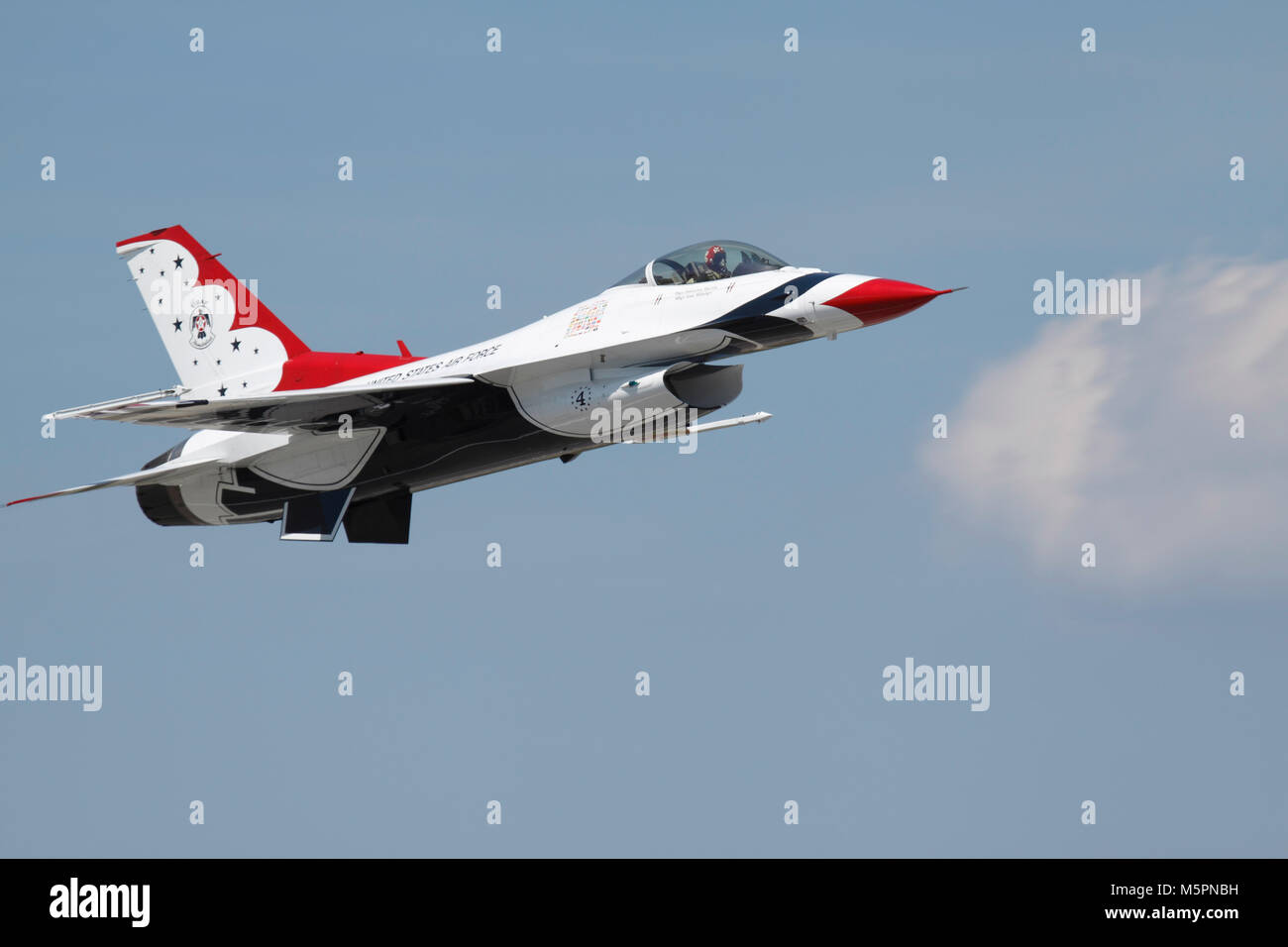 USAF Thunderbird Jet demonstration team Stock Photo - Alamy
