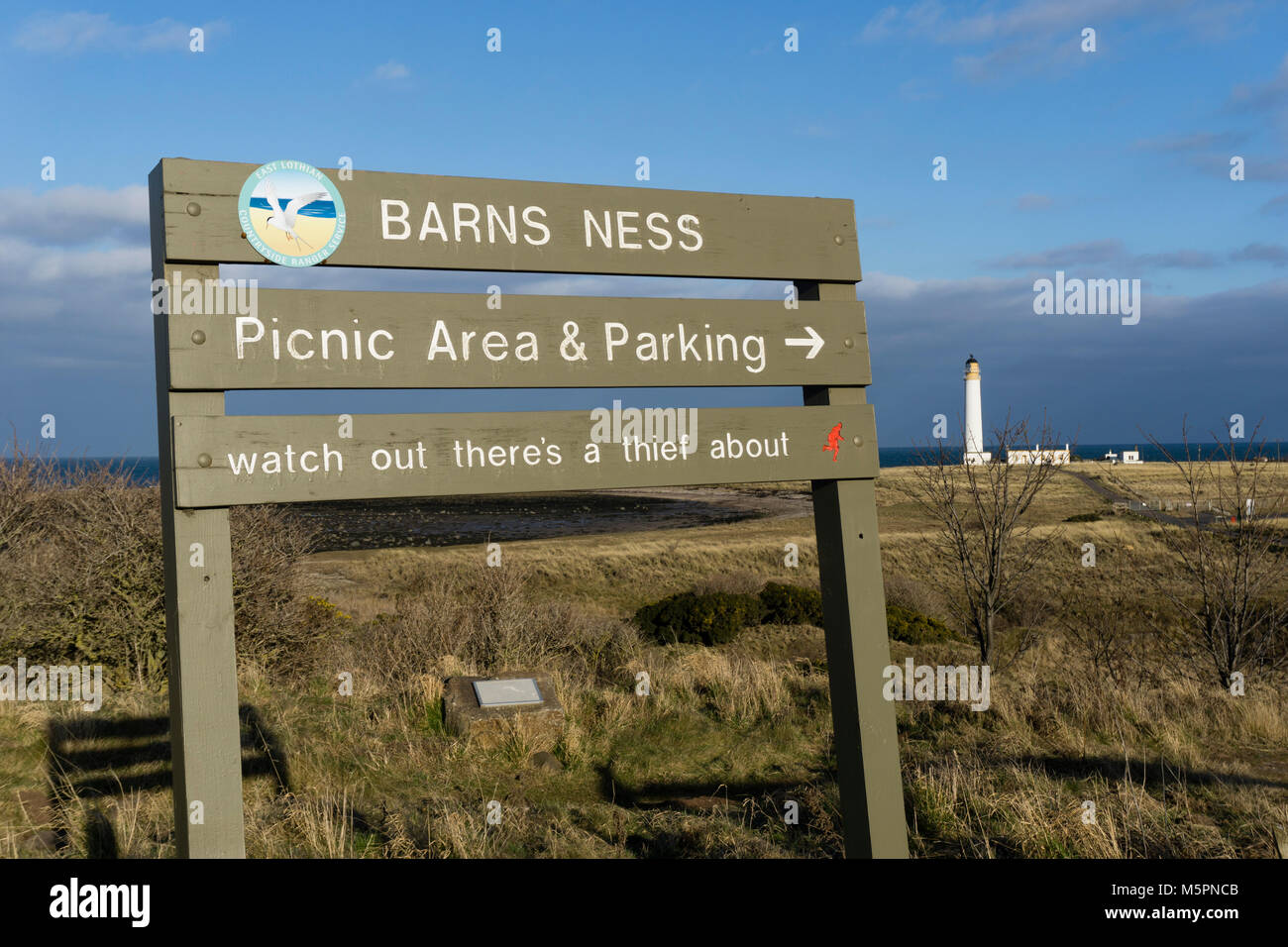 Dunbar, East Lothian, Scotland - Barns Ness, eastern shore point with ...