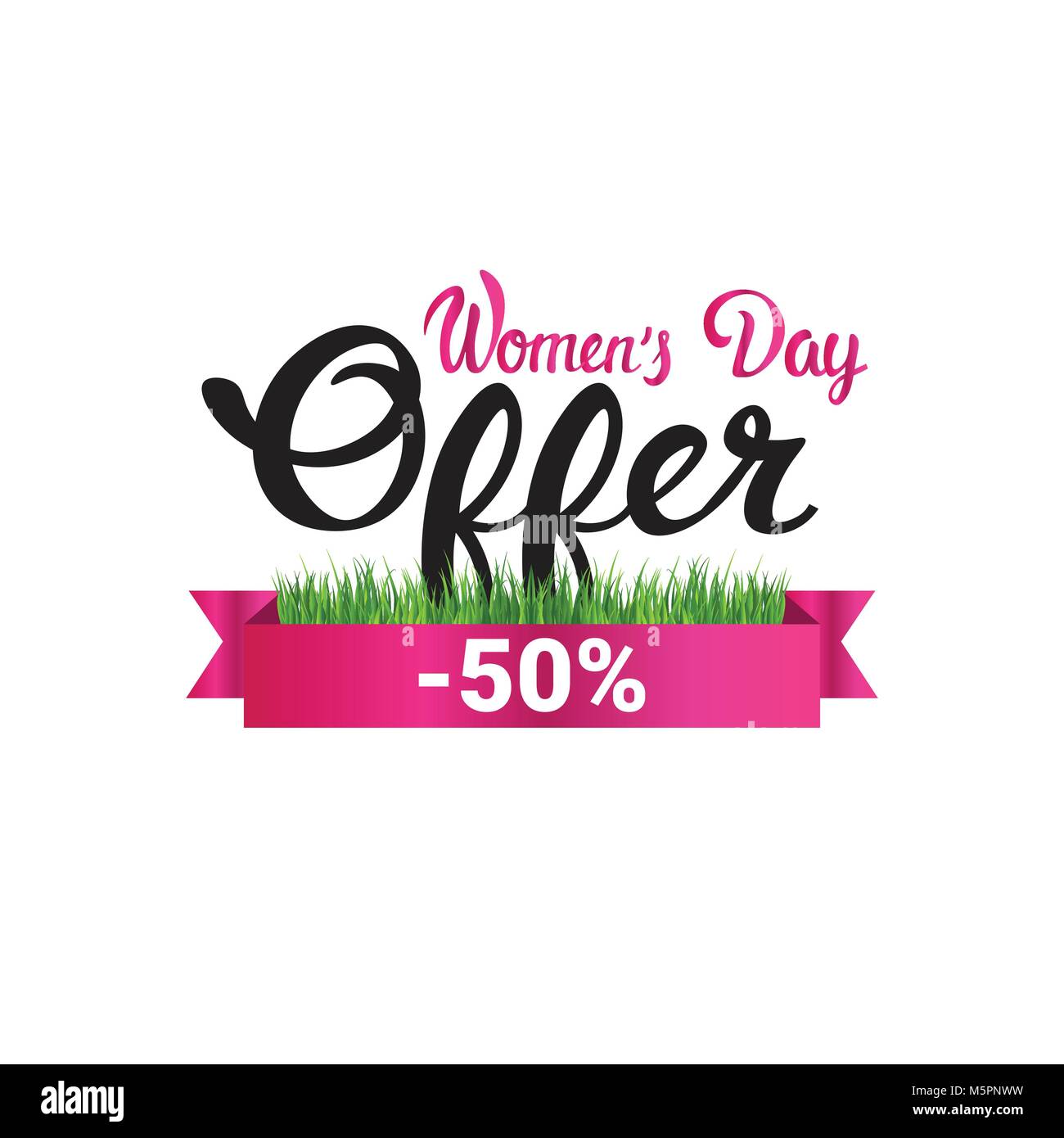 Women Day Special Offer Label Sale Bagde Discount Template Promotion ...
