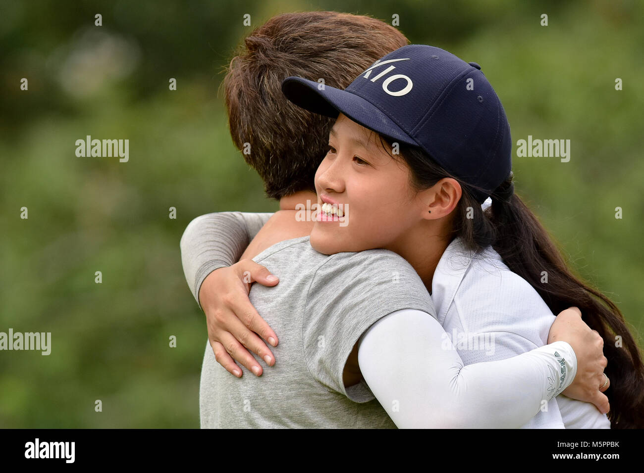 Danau, UKM Bangi - FEBRUARY 11: Ashley Chin Yen Ling celebrates after ...