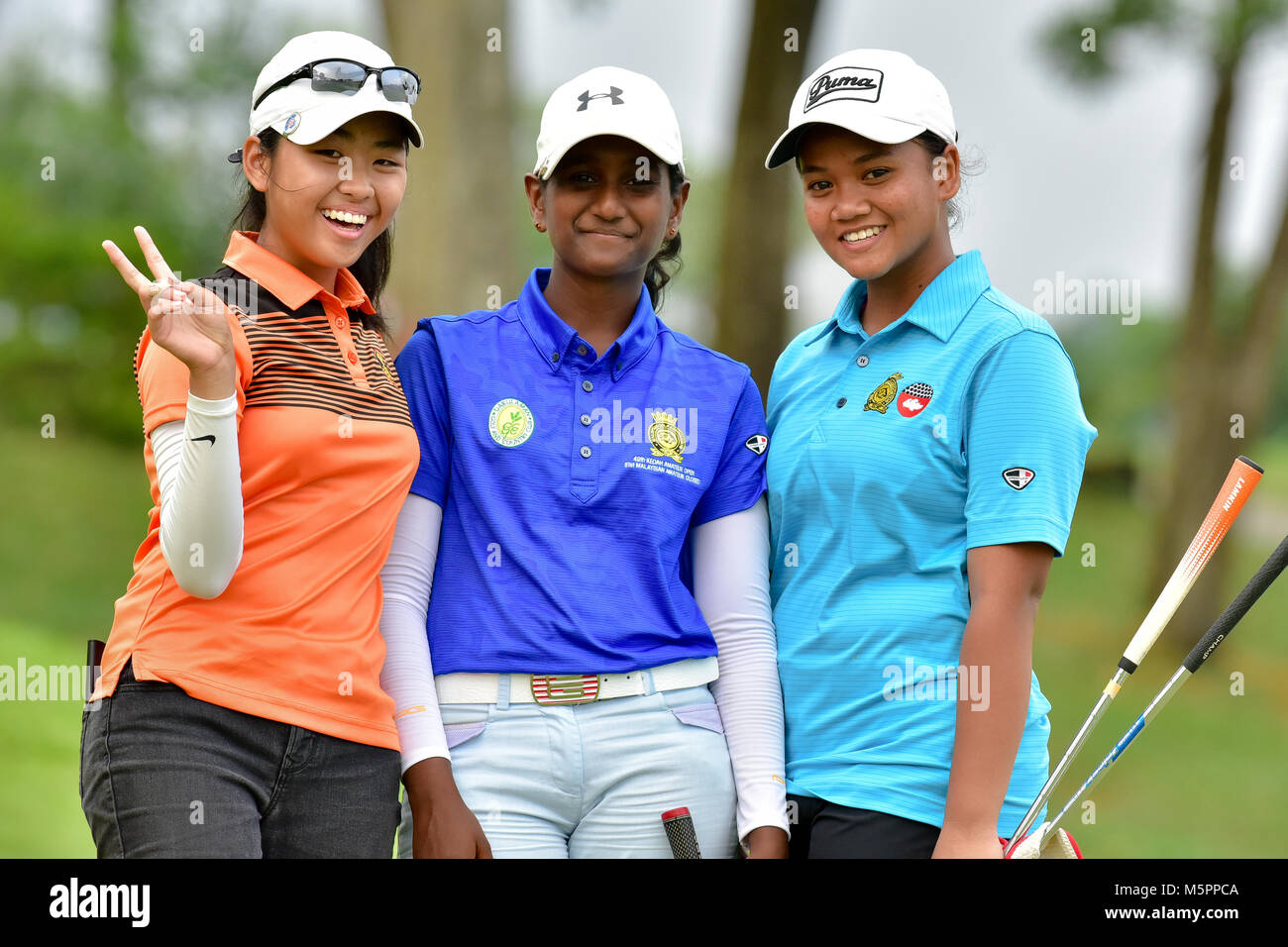Danau, UKM Bangi - FEBRUARY 11: Grace Chin Jun Li, Sunitha and Zarith ...