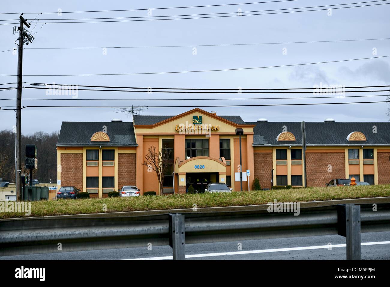 Quality Inn hotel, Maryland, USA Stock Photo - Alamy