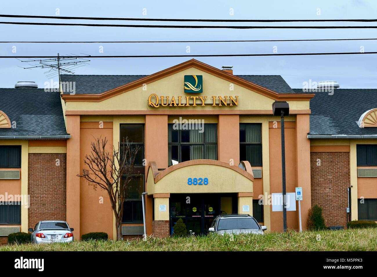 Quality Inn hotel, Maryland, USA Stock Photo - Alamy