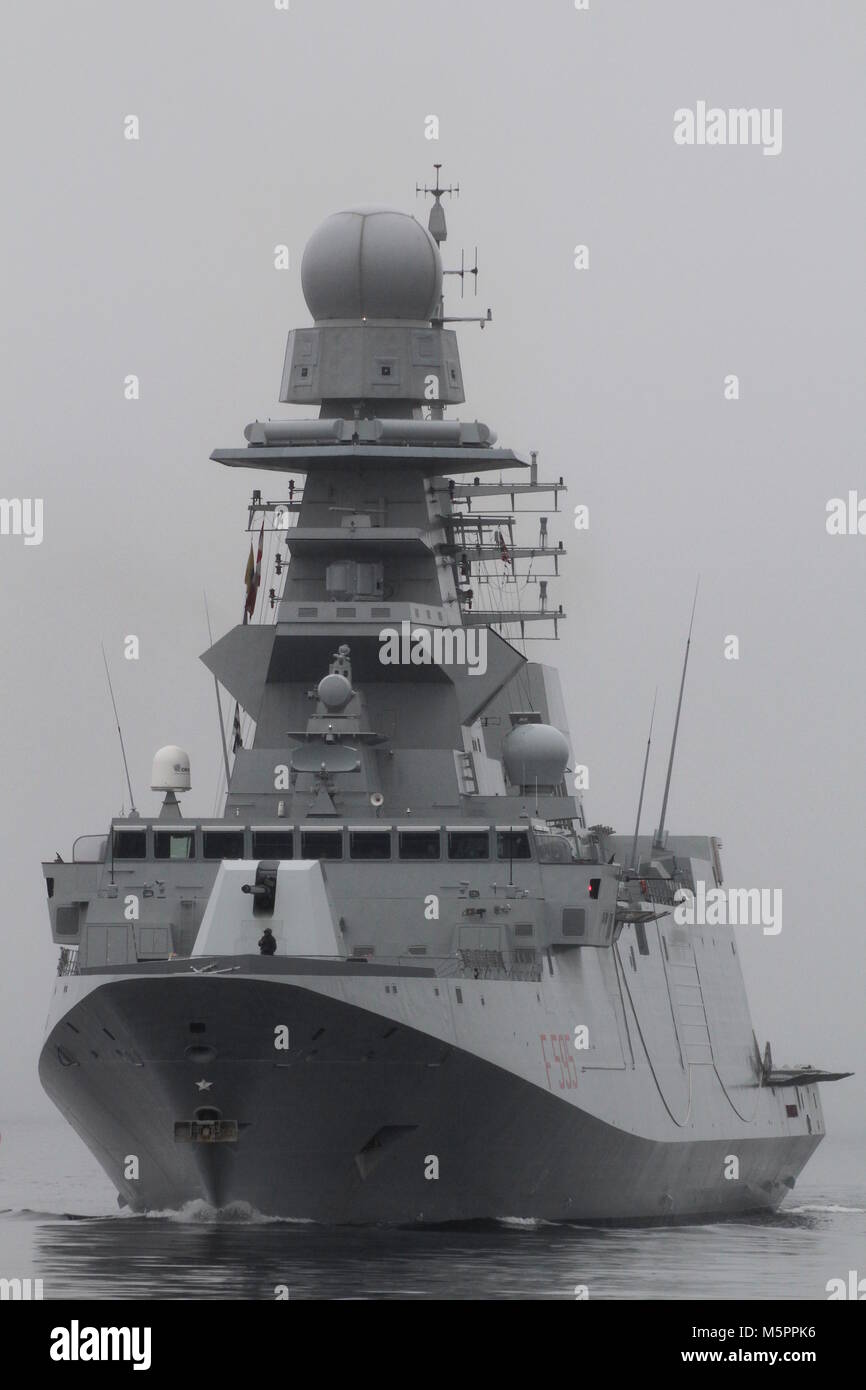 ITS Luigi Rizzo (F565), a Bergamini-class frigate operated by the ...