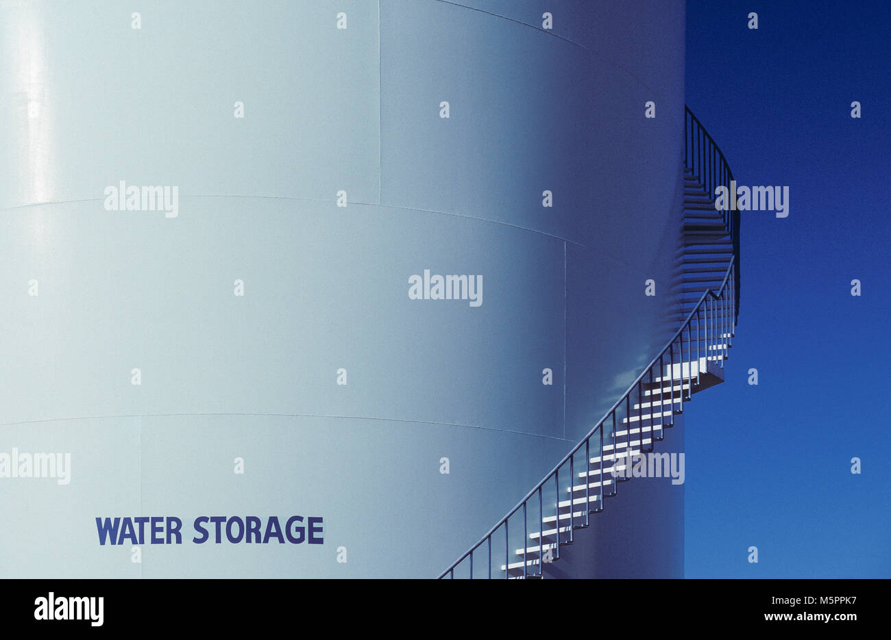 Large industrial-sized storage tanks for water and other liquids Stock ...