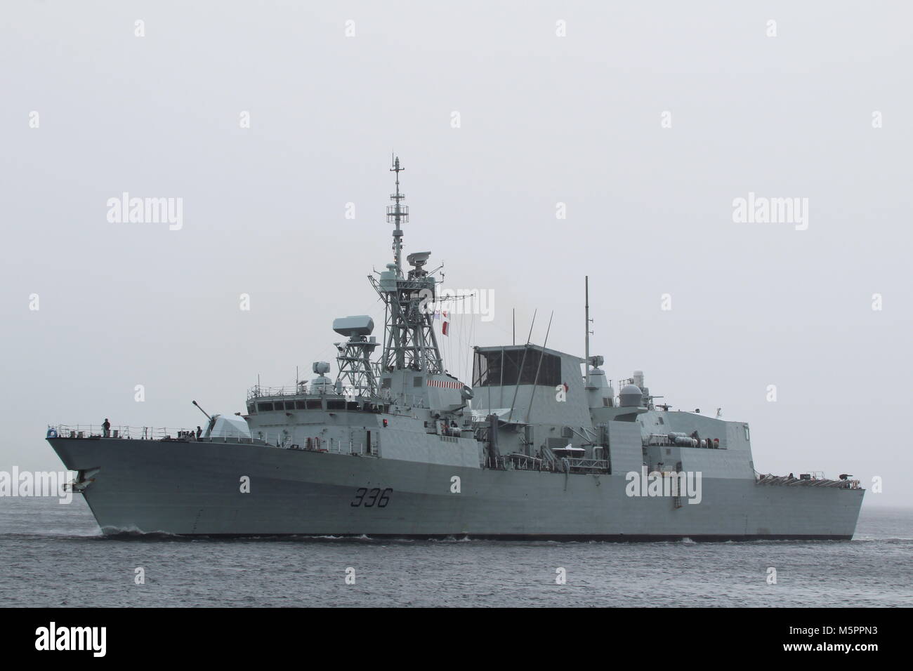 HMCS Montreal (FFH336), a Halifax-class frigate operated by the ...