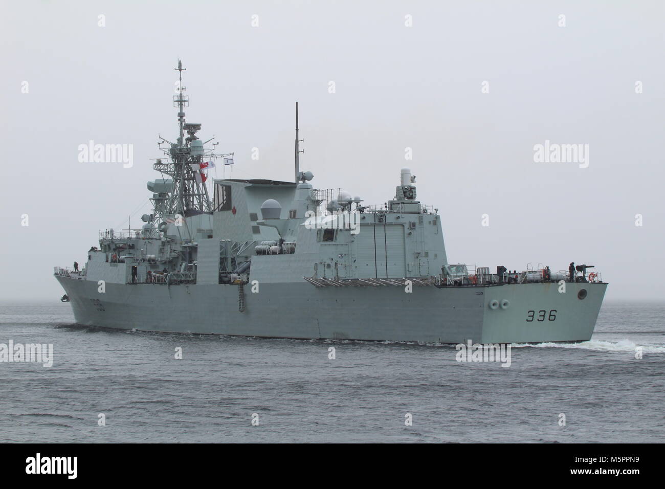 HMCS Montreal (FFH336), a Halifax-class frigate operated by the ...