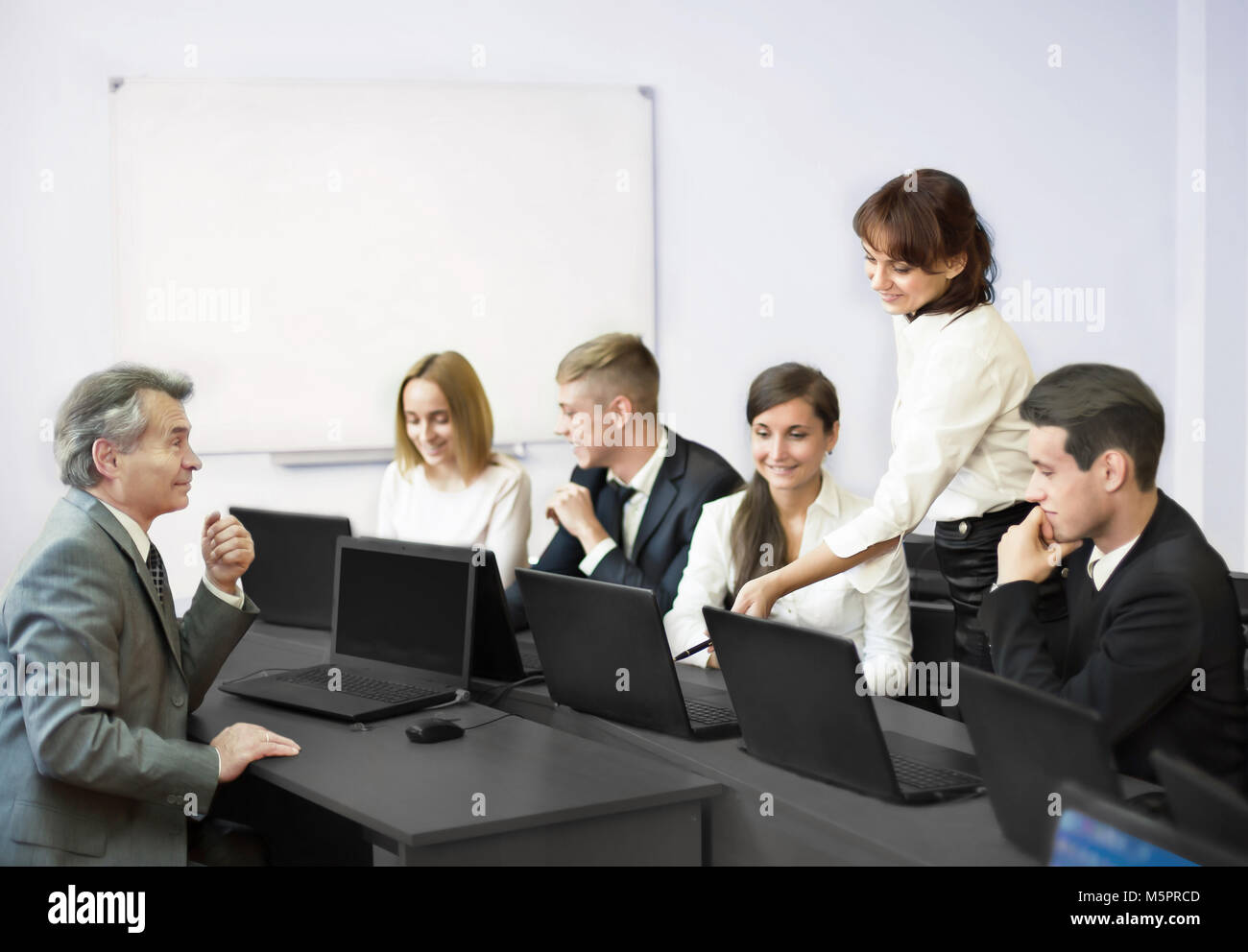 Presentation new computer technology concept hi-res stock photography ...