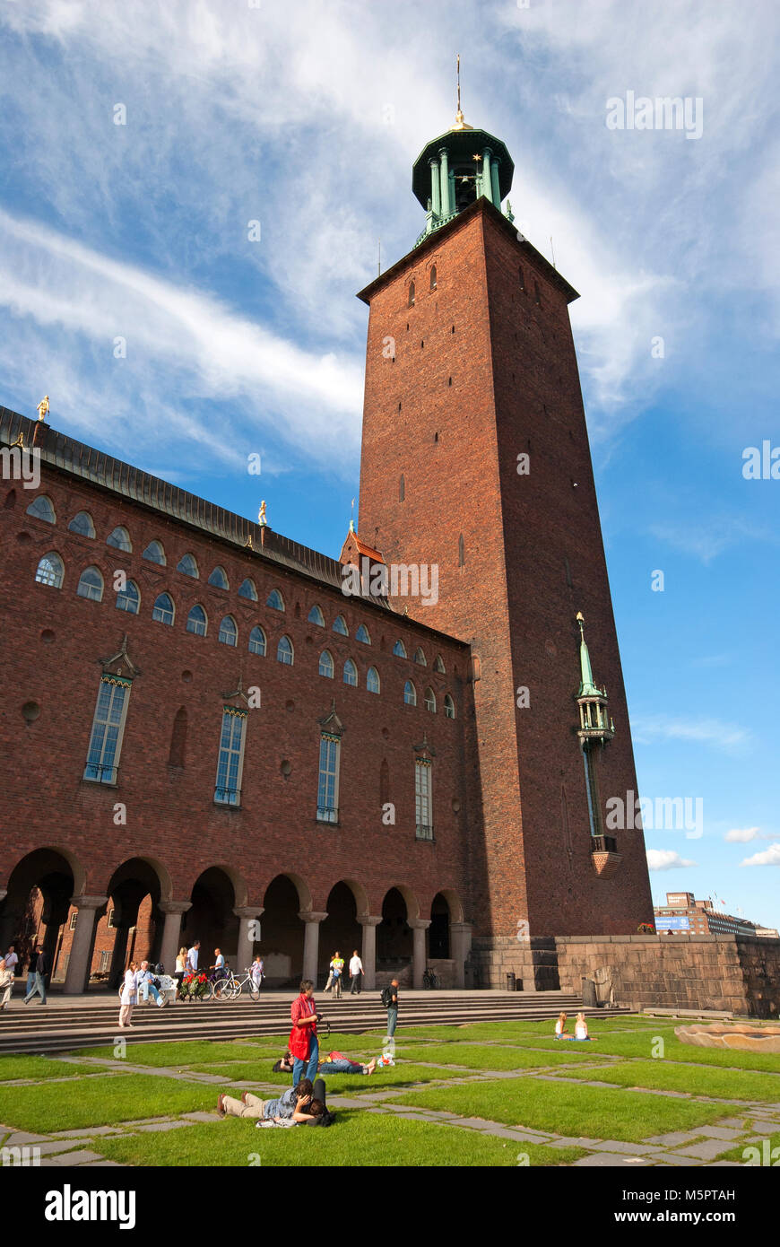 Stockholm City Hall (by architect Ragnar Ostberg, opened in 1923, home ...
