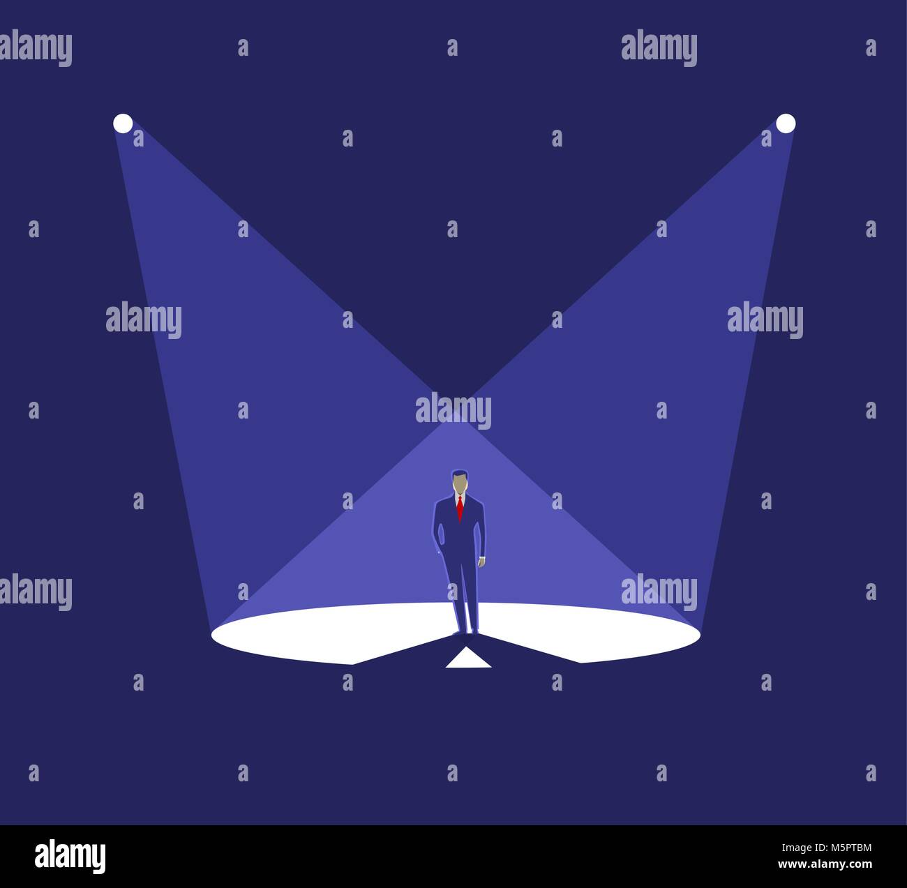Crowd spotlight cartoon hi-res stock photography and images - Alamy