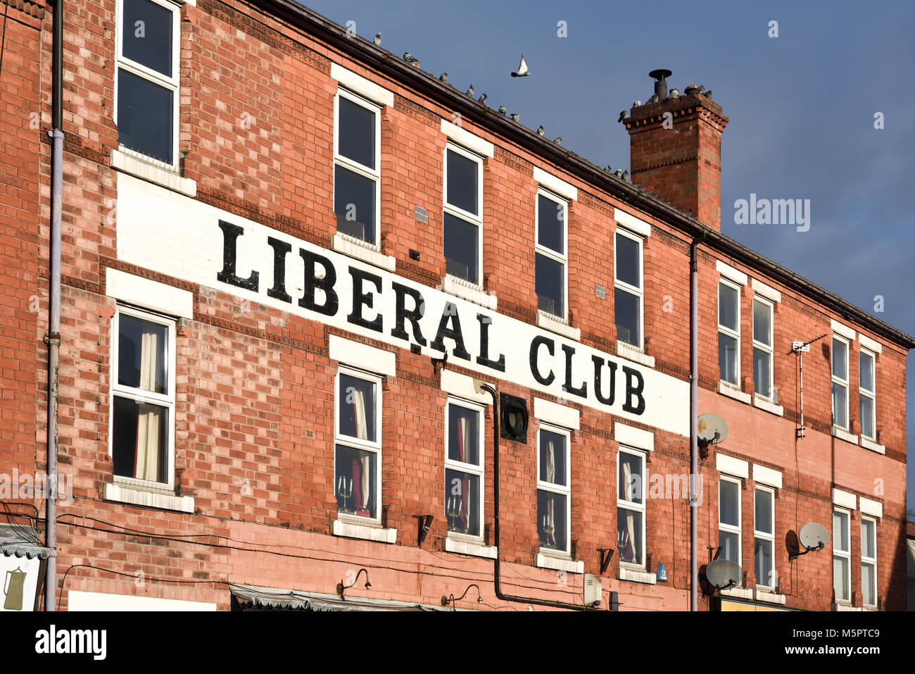Hucknall Liberal Club,Nottinghamshire,UK Stock Photo - Alamy