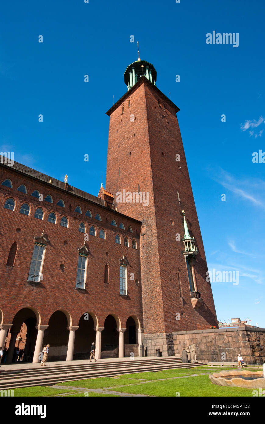 Stockholm City Hall (by architect Ragnar Ostberg, opened in 1923, home ...