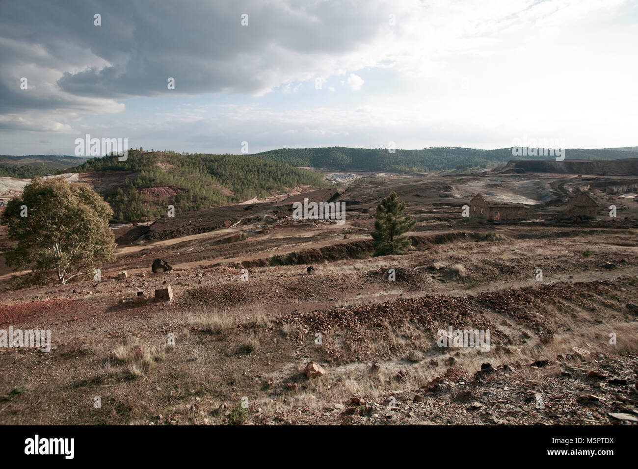 Between field and mines Stock Photo - Alamy