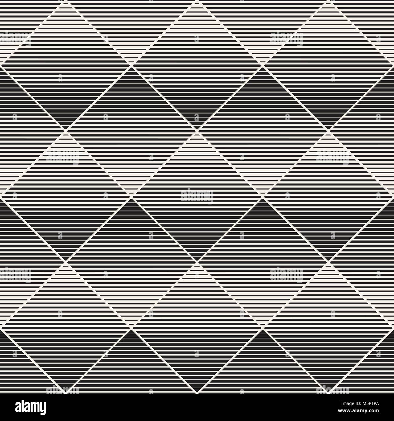 Vector seamless lattice pattern. Modern stylish texture with monochrome ...