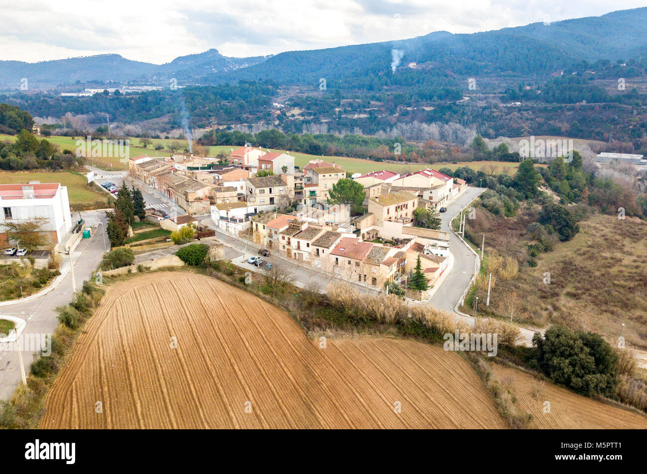 House view from the air Stock Photo - Alamy