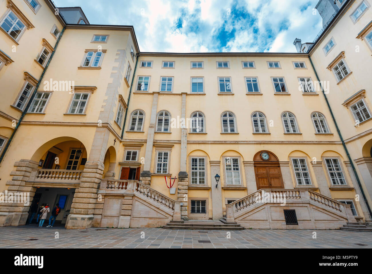Courtyard burghof museum hi-res stock photography and images - Alamy