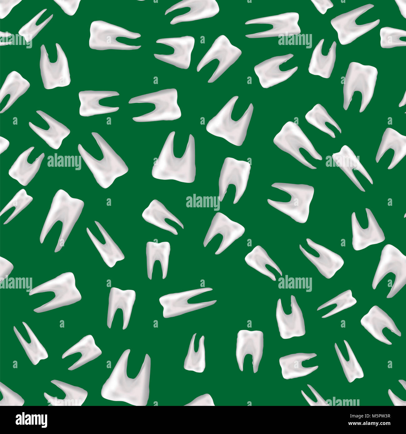 Tooth Seamless Pattern Stock Photo - Alamy