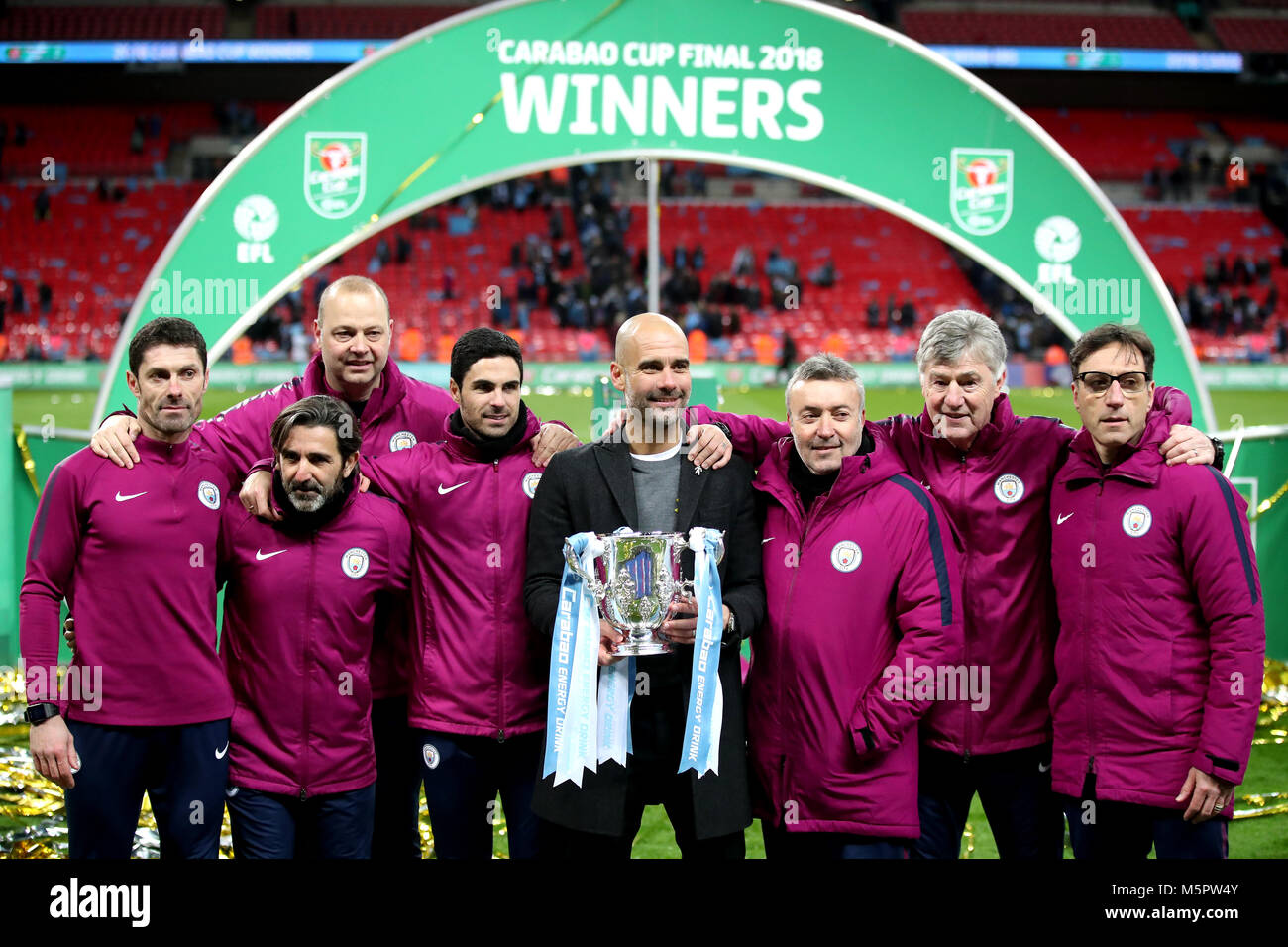 Manchester city coaching staff hi-res stock photography and images - Alamy