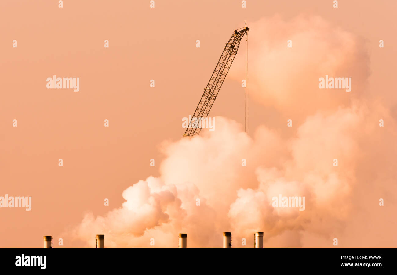 Crane exhaust hi-res stock photography and images - Alamy