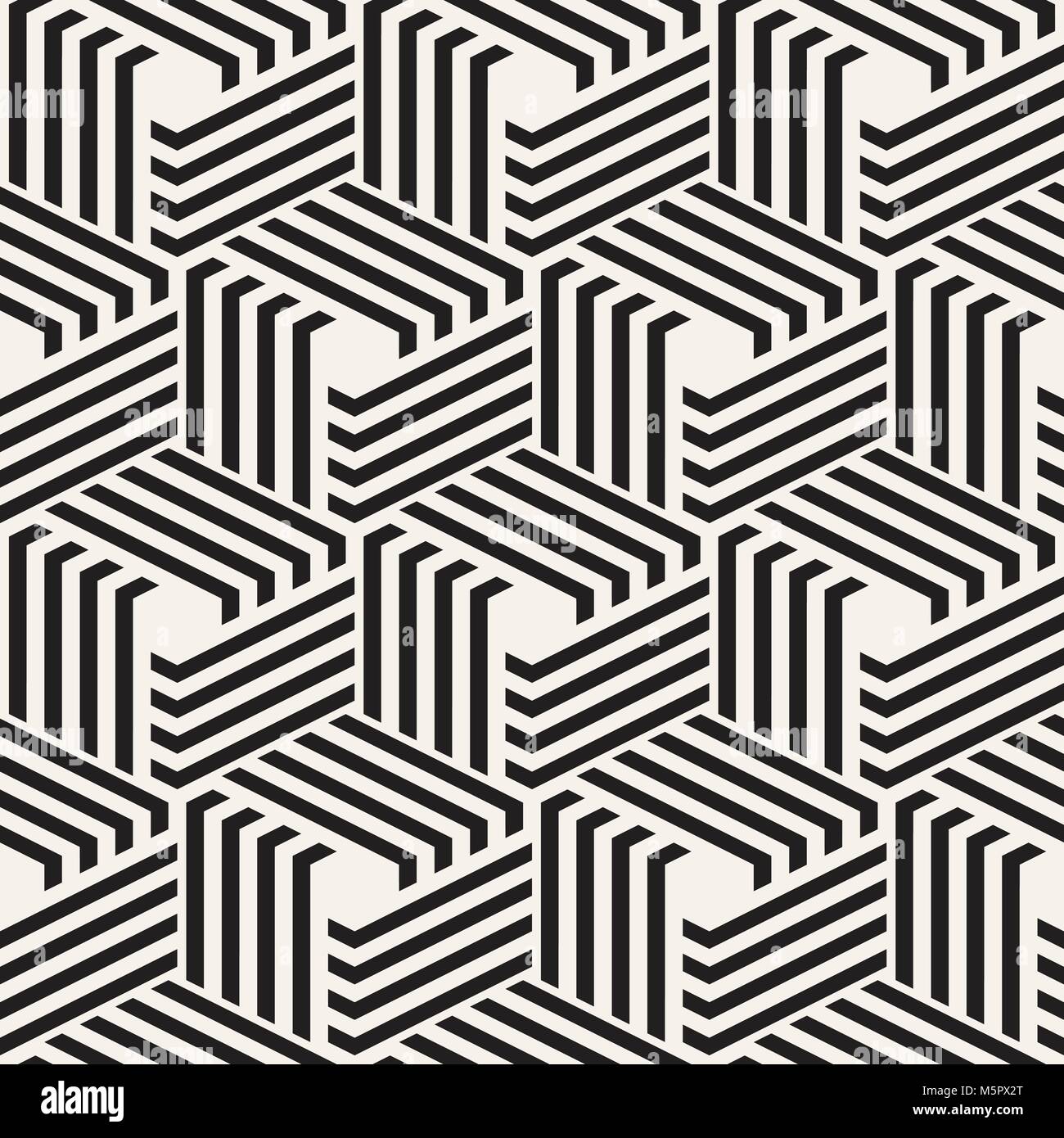 Vector seamless abstract pattern. Modern stylish minimalistic texture ...