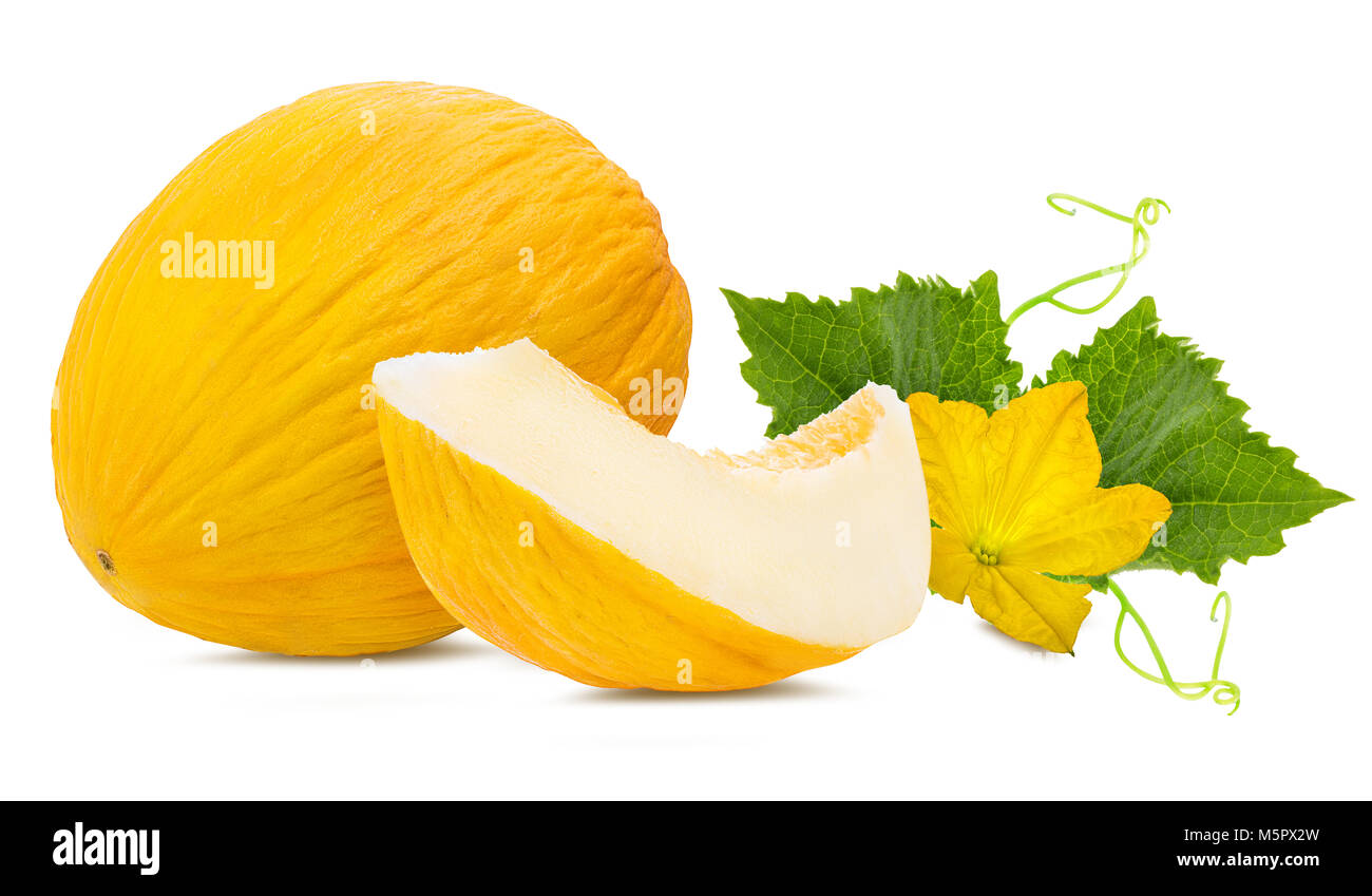 melon isolated on white background Stock Photo - Alamy