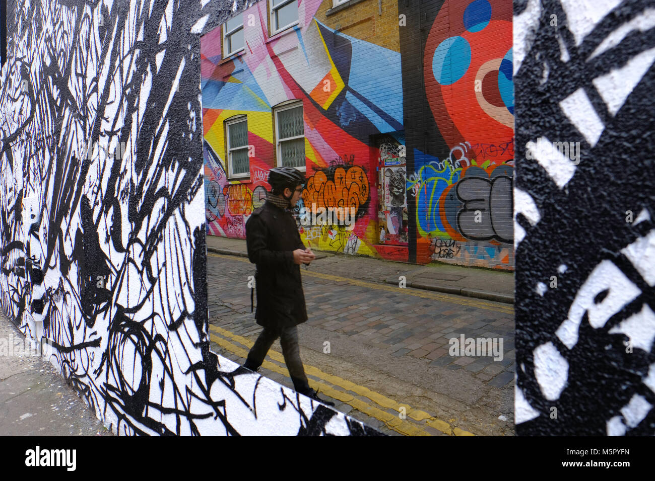 Murals in Shoreditch area, London, United Kingdom Stock Photo - Alamy