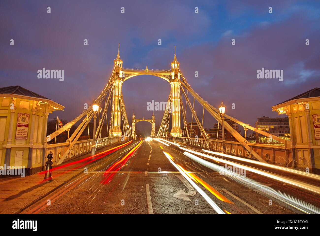 Albert Bridge London Stock Photo - Alamy
