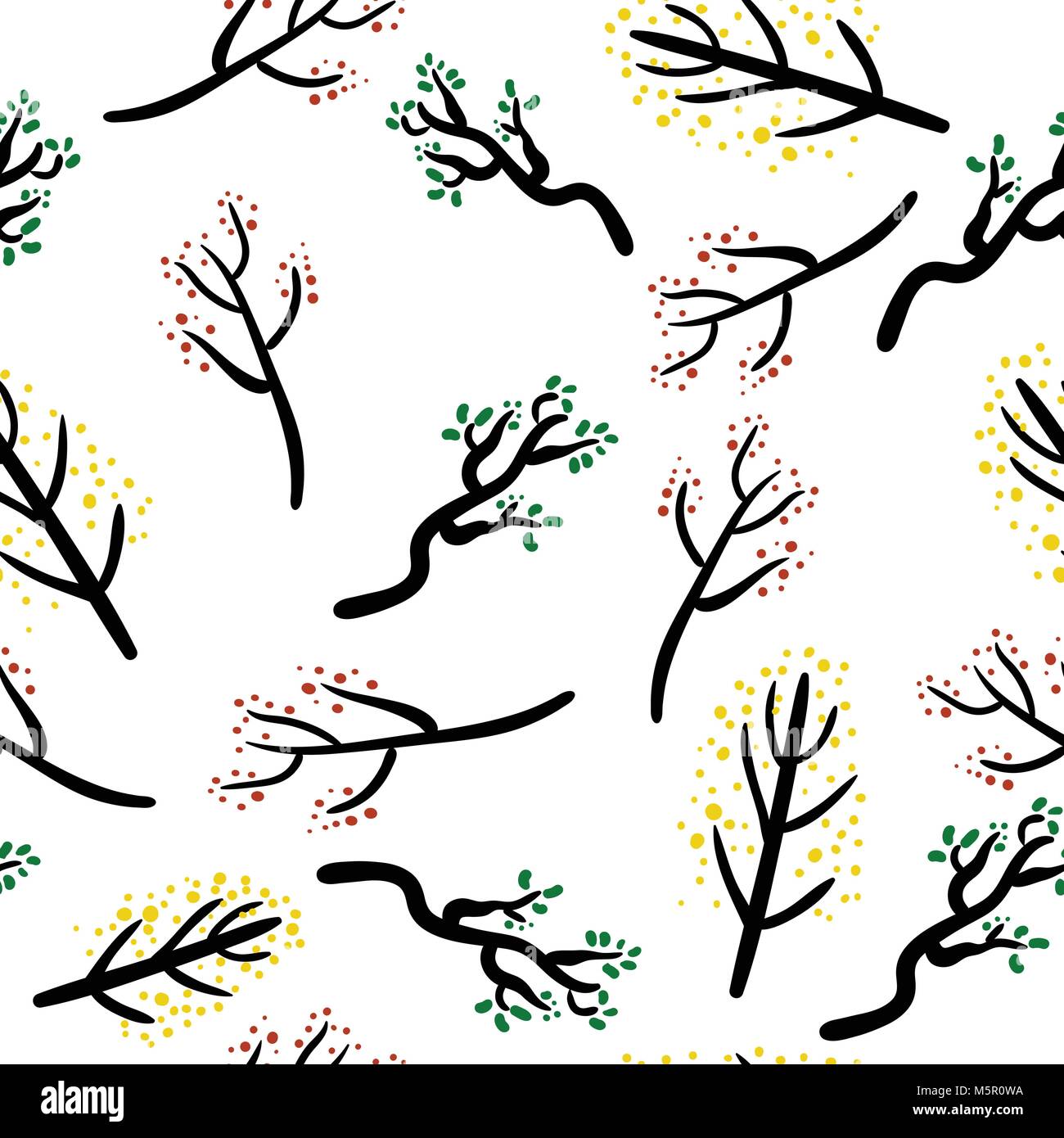 Wavy branched branch Stock Vector Images - Alamy