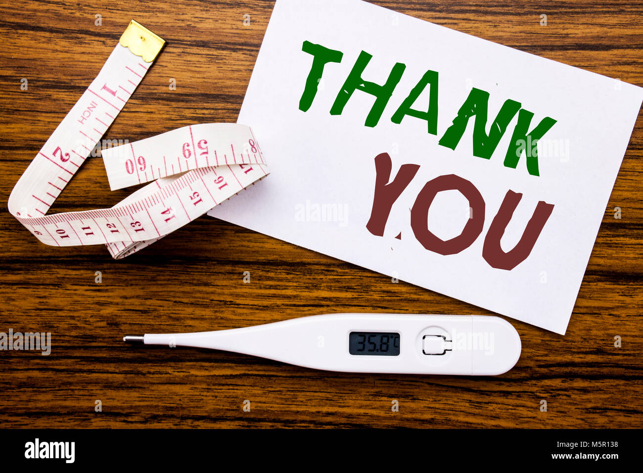 Conceptual hand writing text caption showing Thank You. Business ...