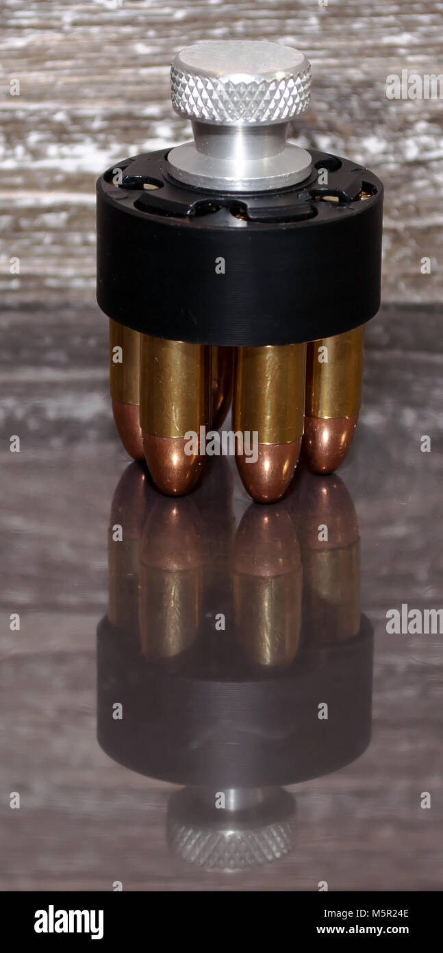 A speed loader for a revolver, for either a 357 magnum or a 38 special ...